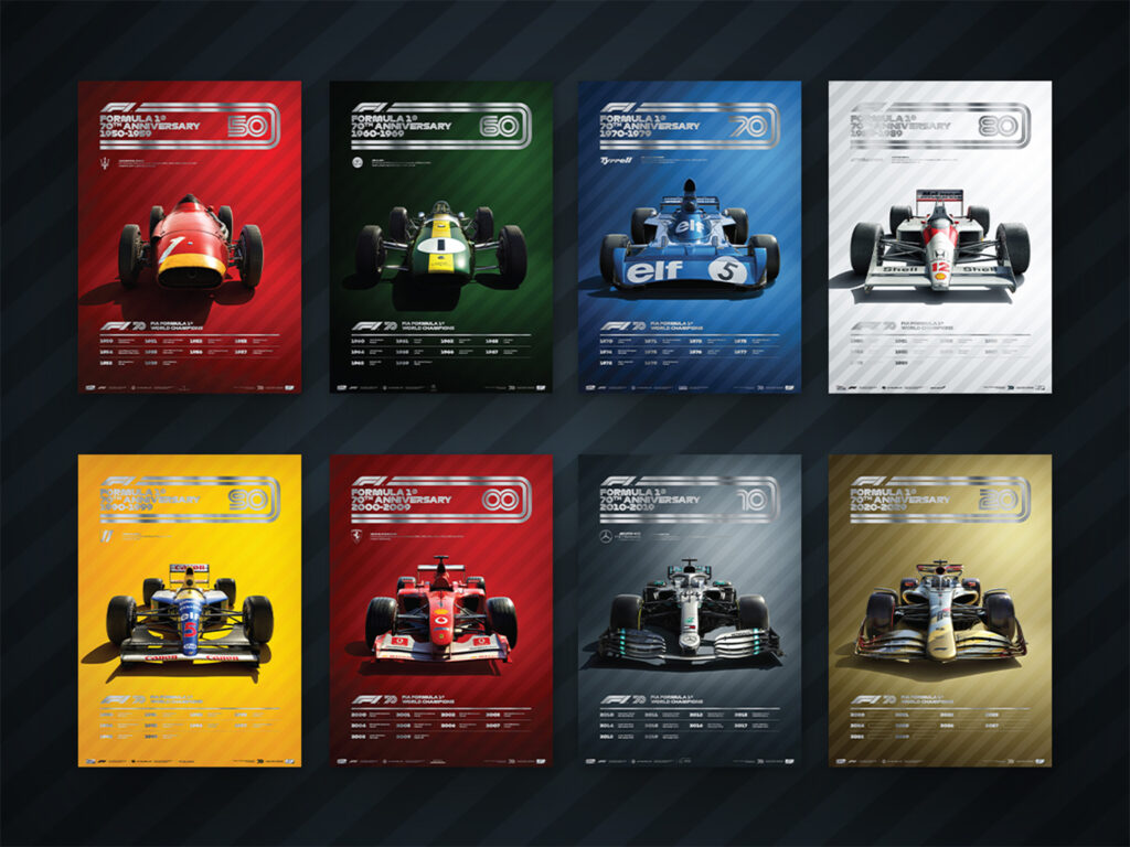 Formula 1® celebrates 70th Anniversary in collaboration with Automobilist