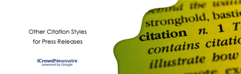 How to Cite a Press Release, APA, MLA Styles?